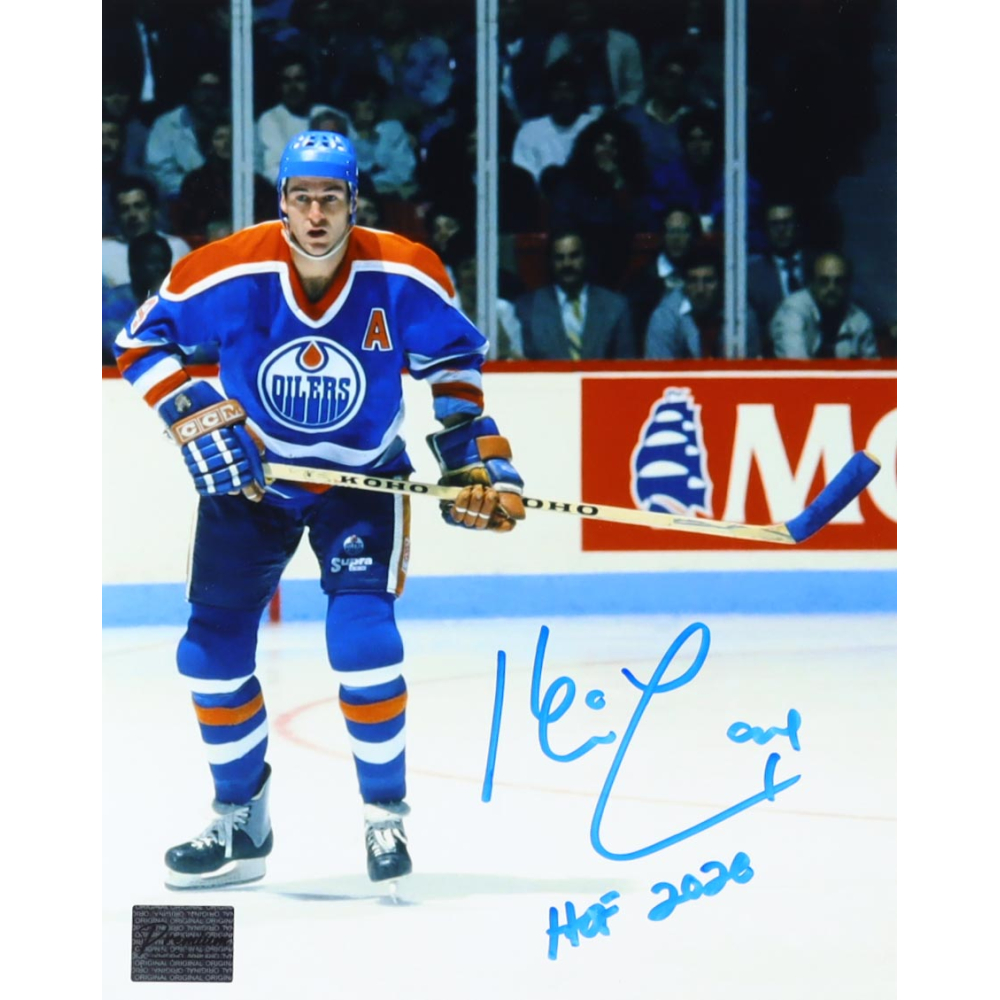 Kevin Lowe Signed Oilers 8x10 Photo Inscribed "HOF 2020" (Premium ...