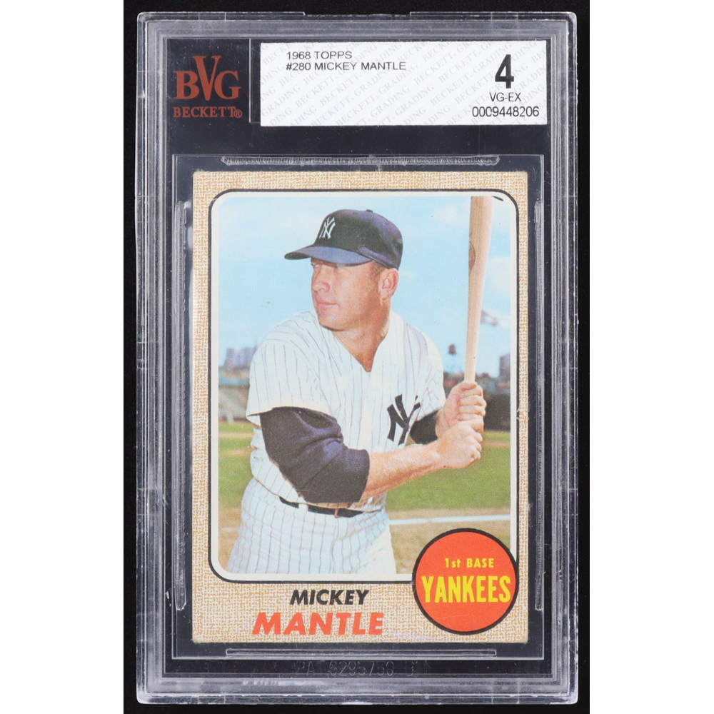 Mickey Mantle 1968 Topps #280 (BVG 4) | Pristine Auction