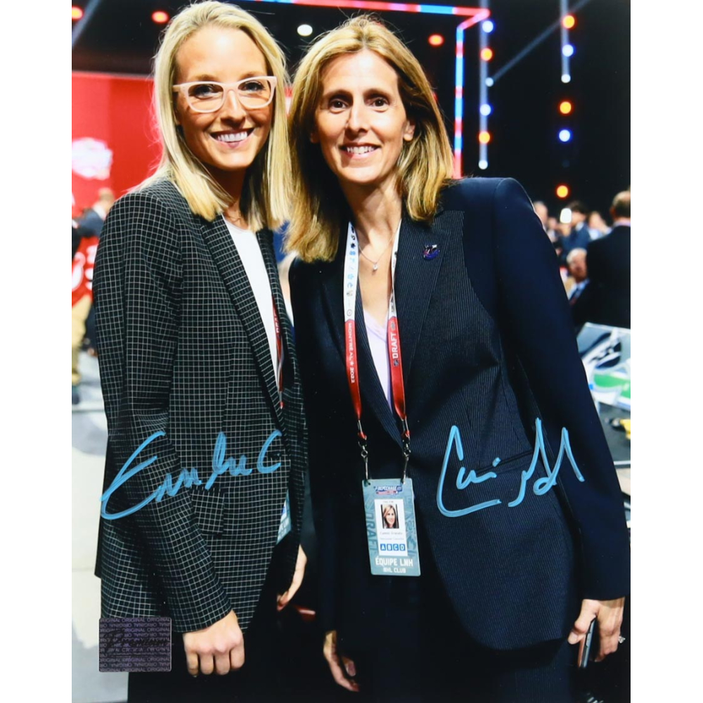 Emilie Castonguay & Cammi Granato Signed 8x10 Photo (Premium Autographs ...