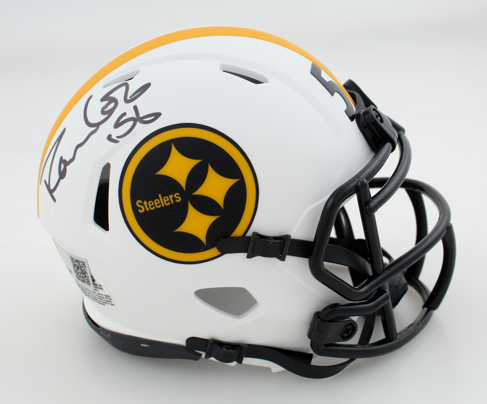 Robin Cole Signed Steelers Lunar Eclipse Alternate Speed Mini Helmet ...