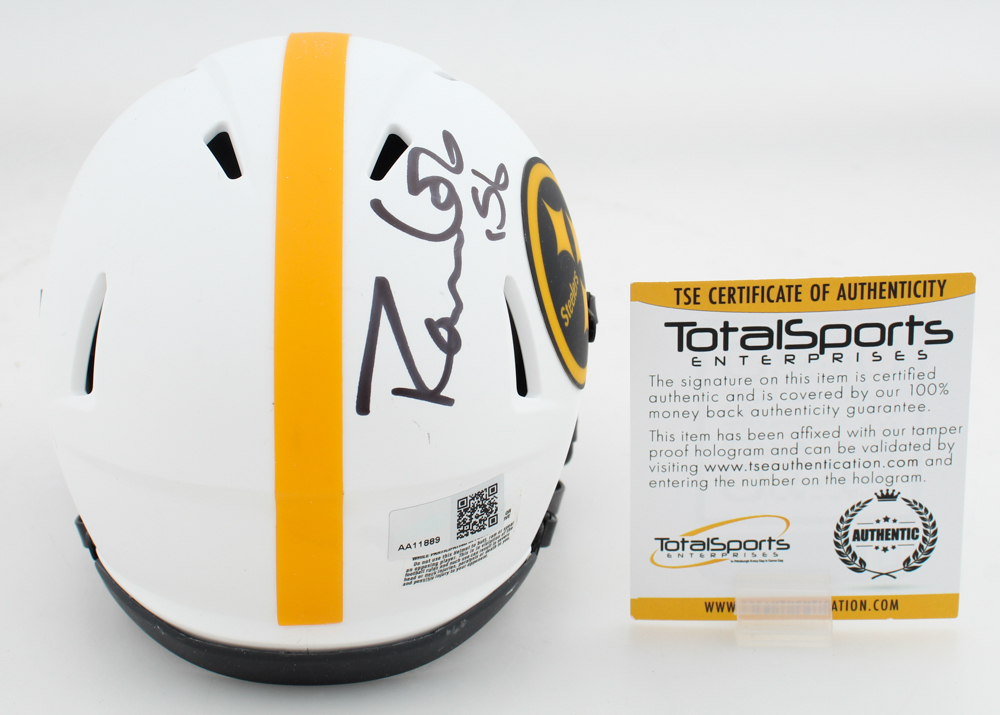 Robin Cole Signed Steelers Lunar Eclipse Alternate Speed Mini Helmet ...
