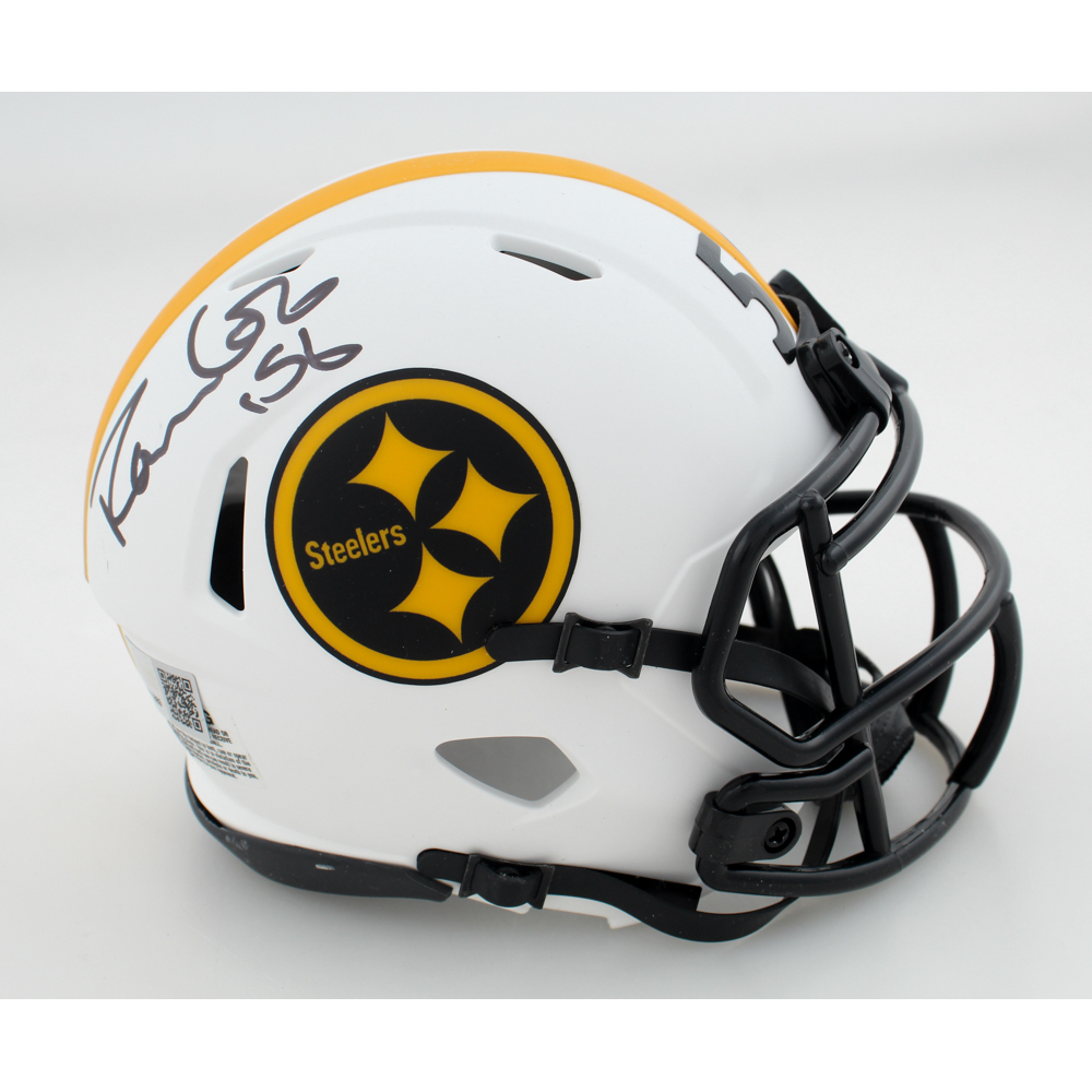 Robin Cole Signed Steelers Lunar Eclipse Alternate Speed Mini Helmet ...