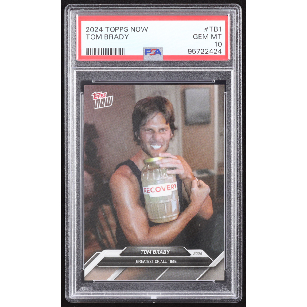 Tom Brady 2024 Topps Now Tom Brady #TB1 (PSA 10) | Pristine Auction