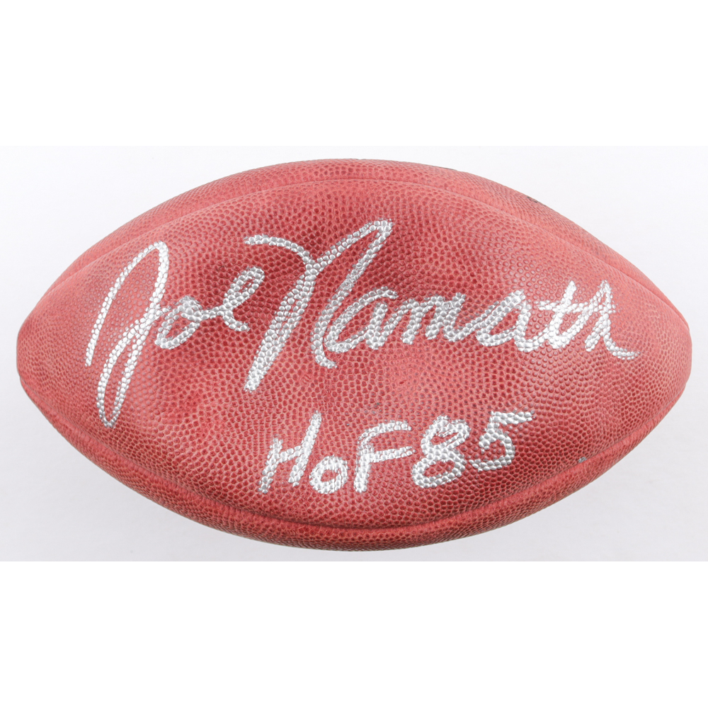 Joe Namath Signed "The Duke" NFL Official Game Football Inscribed "HOF ...