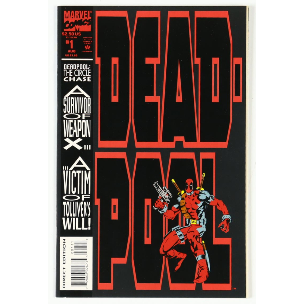 1993 "Deadpool: Circle Chase" Issue #1 Marvel Comic Book | Pristine Auction
