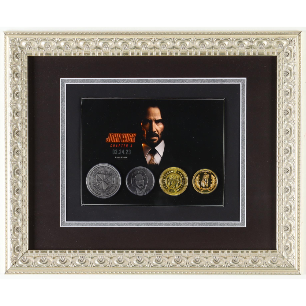 "John Wick: Chapter 4" Custom Framed Coin Set Display | Pristine Auction