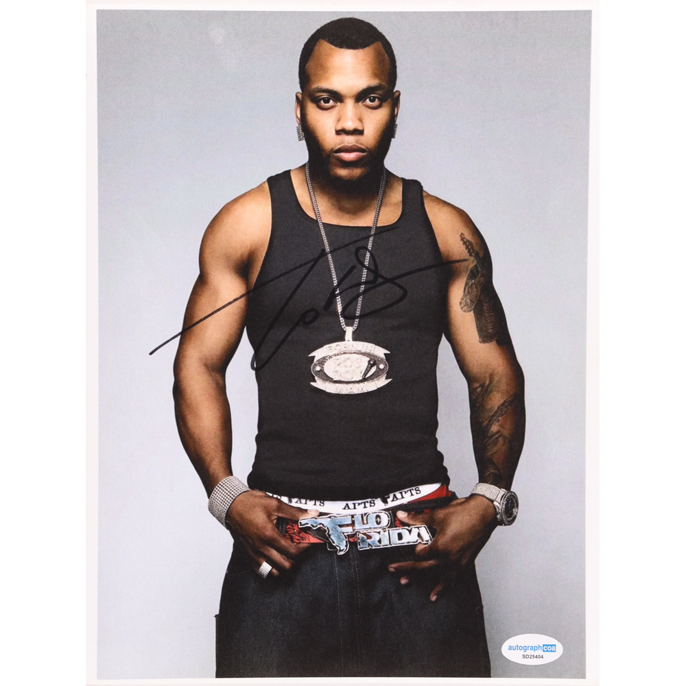 Flo Rida Signed 8x10 Photo (AutographCOA) | Pristine Auction
