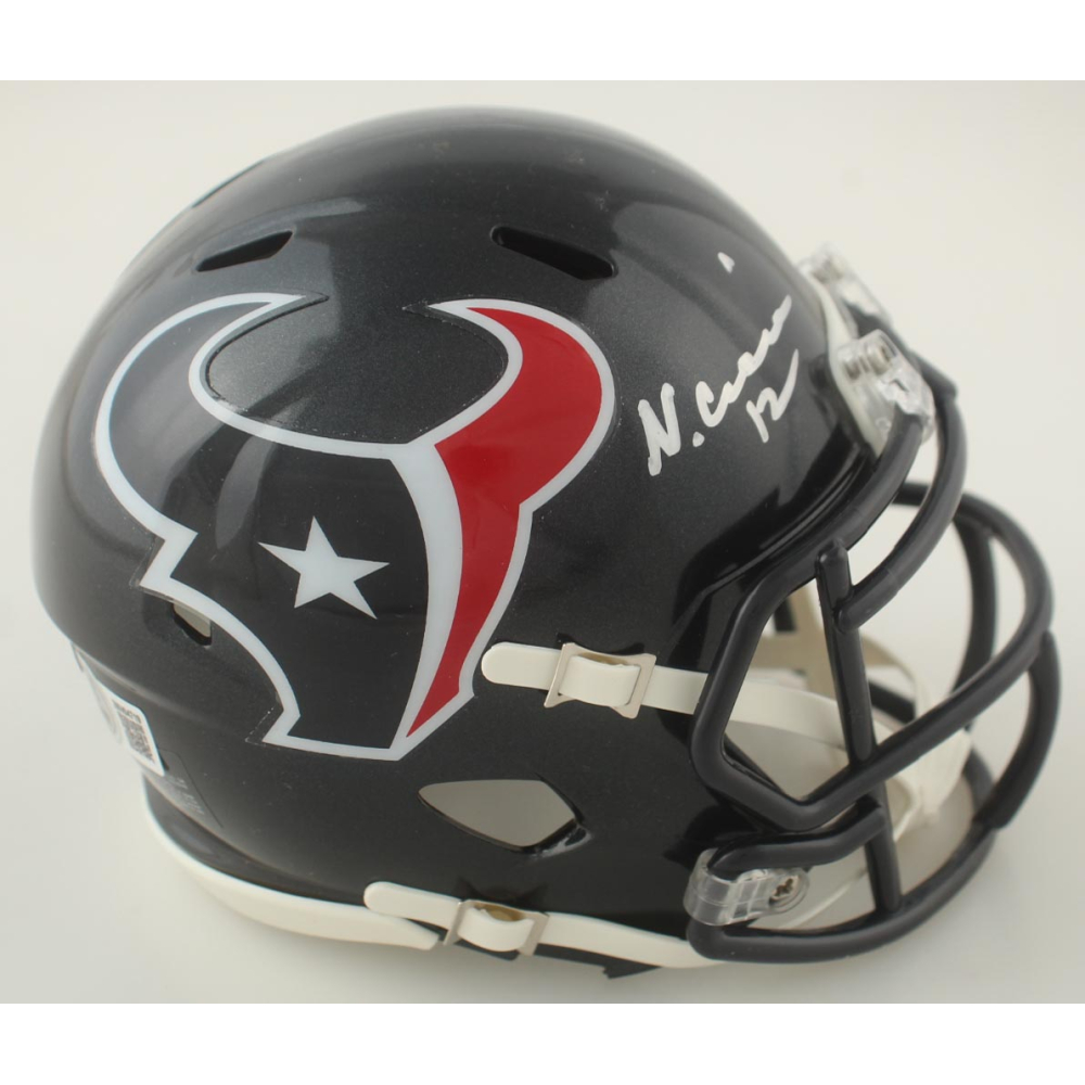 Nico Collins Signed Texans Speed Mini Helmet (Beckett) | Pristine Auction