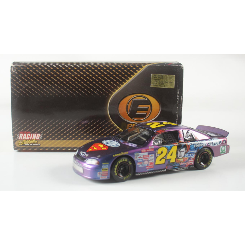 Jeff Gordon LE NASCAR #24 DuPont / Superman 1999 Monte Carlo Elite Car ...