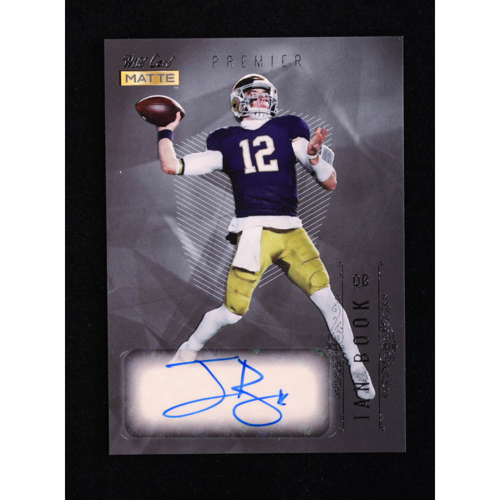 Ian Book 2021 Wild Card Matte Black Autograph #MBA RC | Pristine Auction
