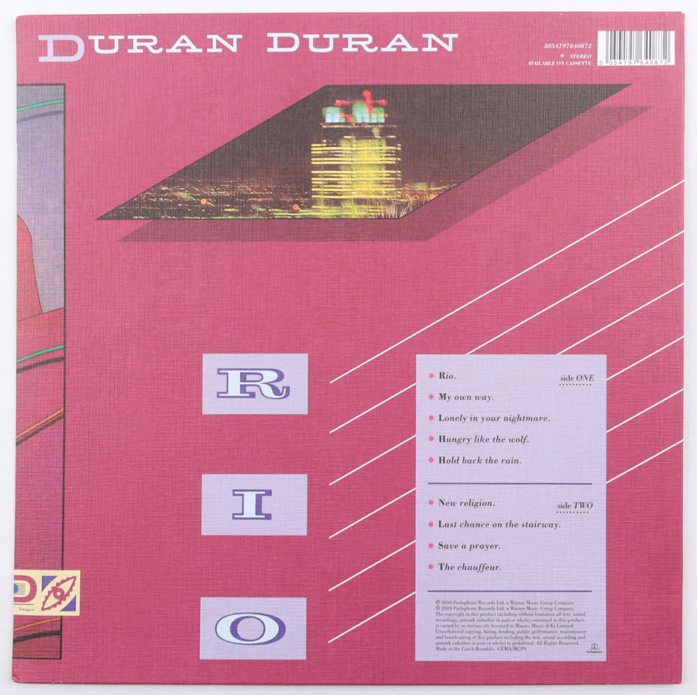 Marcie Hunt Signed Duran Duran "Rio" Vinyl Album with "New Wave Mona ...