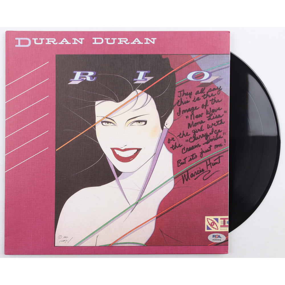 Marcie Hunt Signed Duran Duran "Rio" Vinyl Album with "New Wave Mona ...