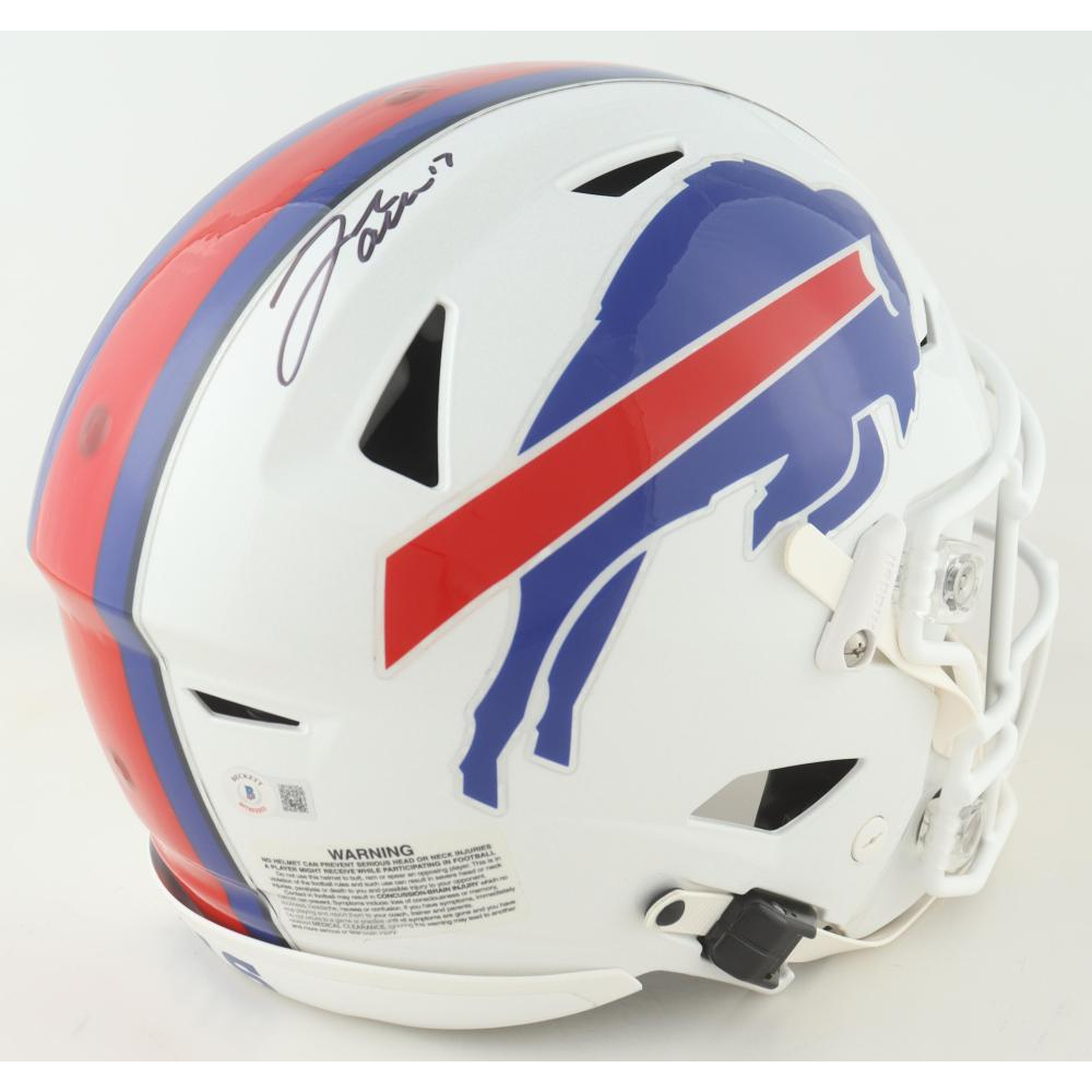 Josh Allen Signed Bills Full-Size Authentic On-Field Speedflex Helmet ...