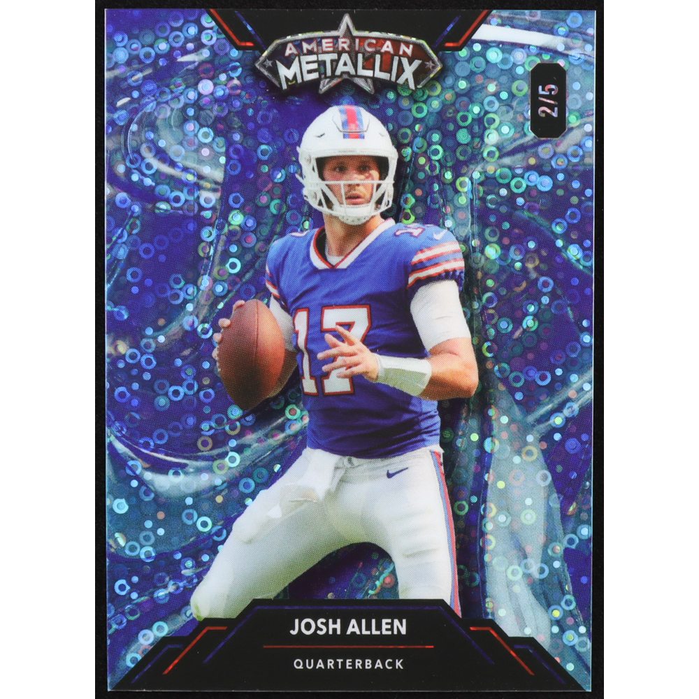 Josh Allen 2023 Wild Card American Metallix Disco Blue #WMPJA #2/5 ...