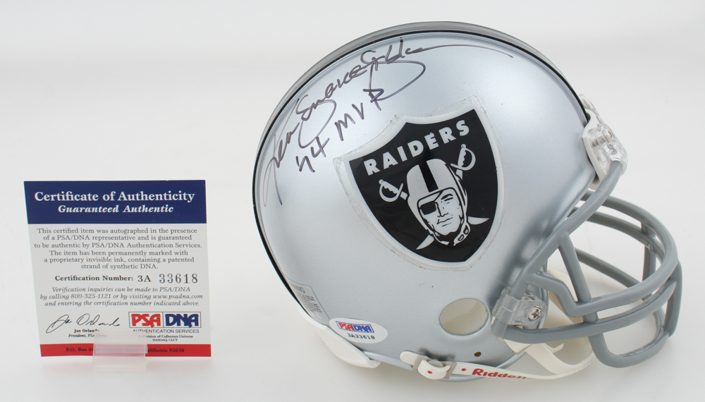 Ken Stabler Signed Raiders Mini Helmet Inscribed "74 MVP" (PSA) | Pristine Auction