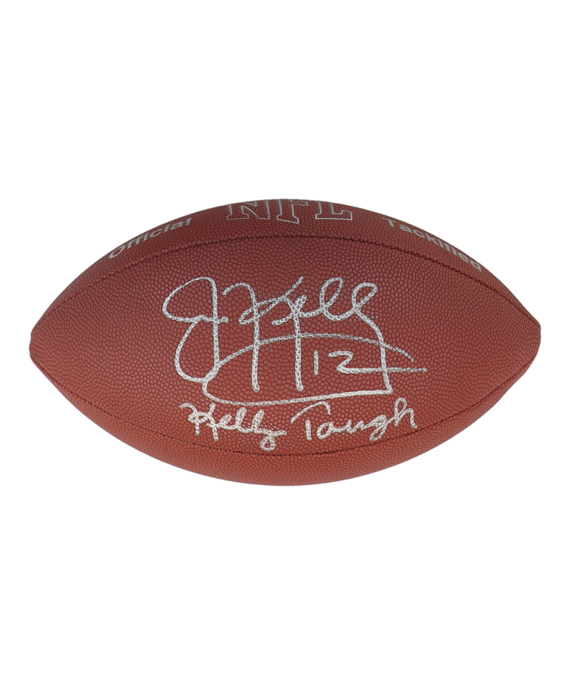 Jim Kelly Signed NFL Football Inscribed "Kelly Tough" (PSA) | Pristine ...