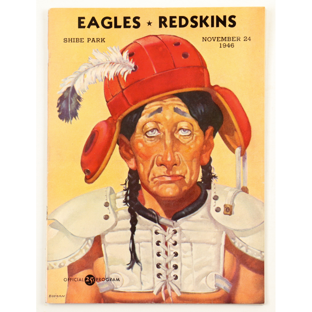 1946 Eagles vs. Redskins Shibe Park Official Game Program | Pristine ...