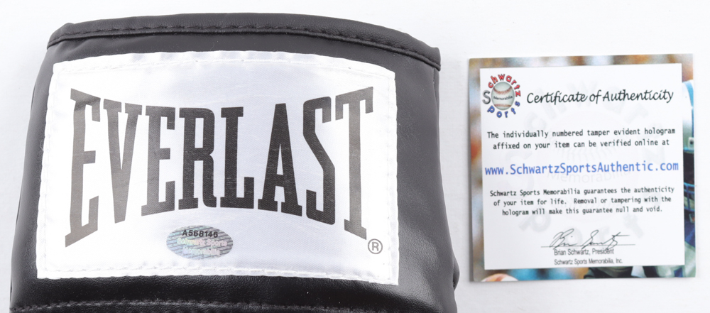 Junior Jones Signed Everlast Boxing Glove Inscribed "Poison" (Schwartz ...