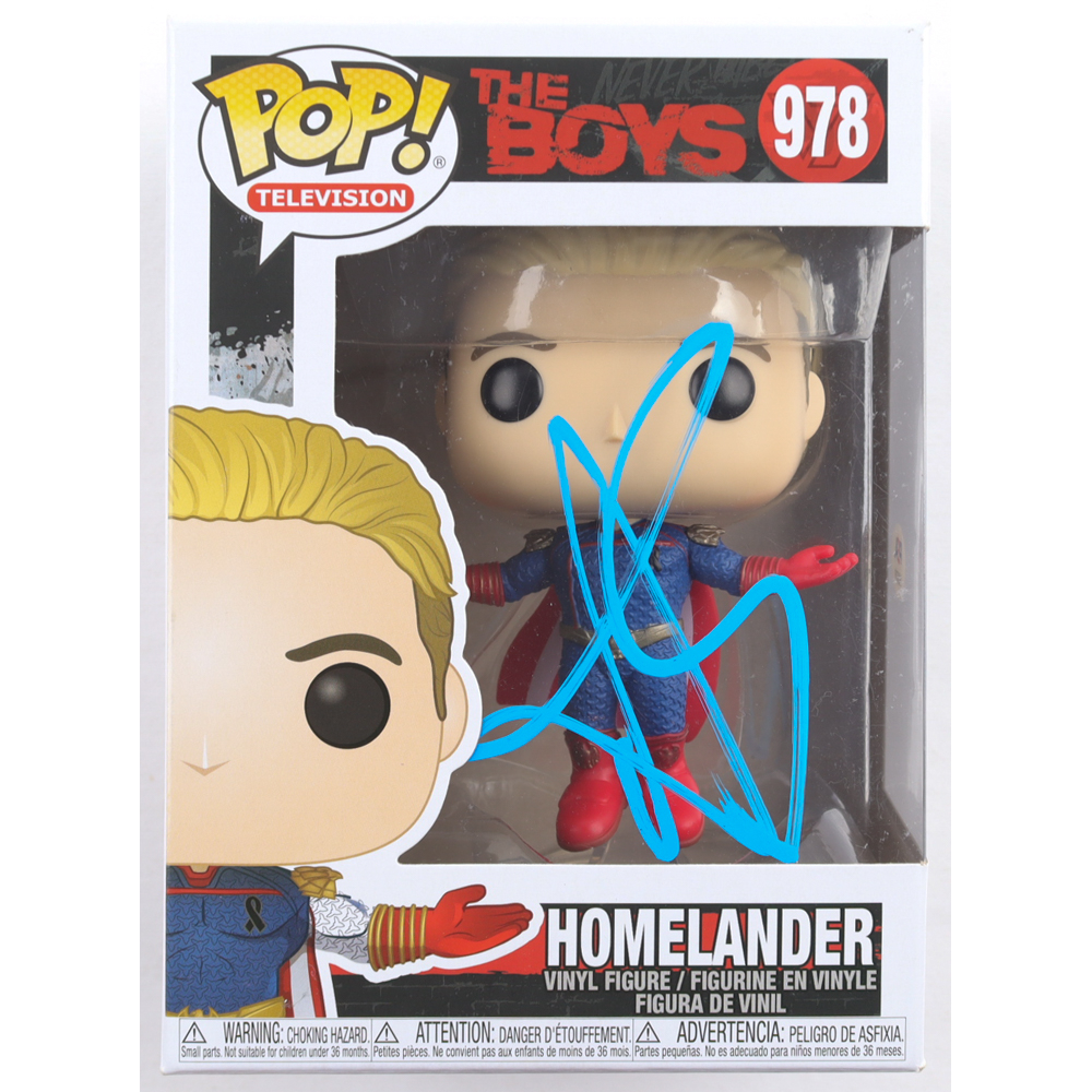 Antony Starr Signed "The Boys" #978 Homelander Funko Pop! Vinyl Figure ...