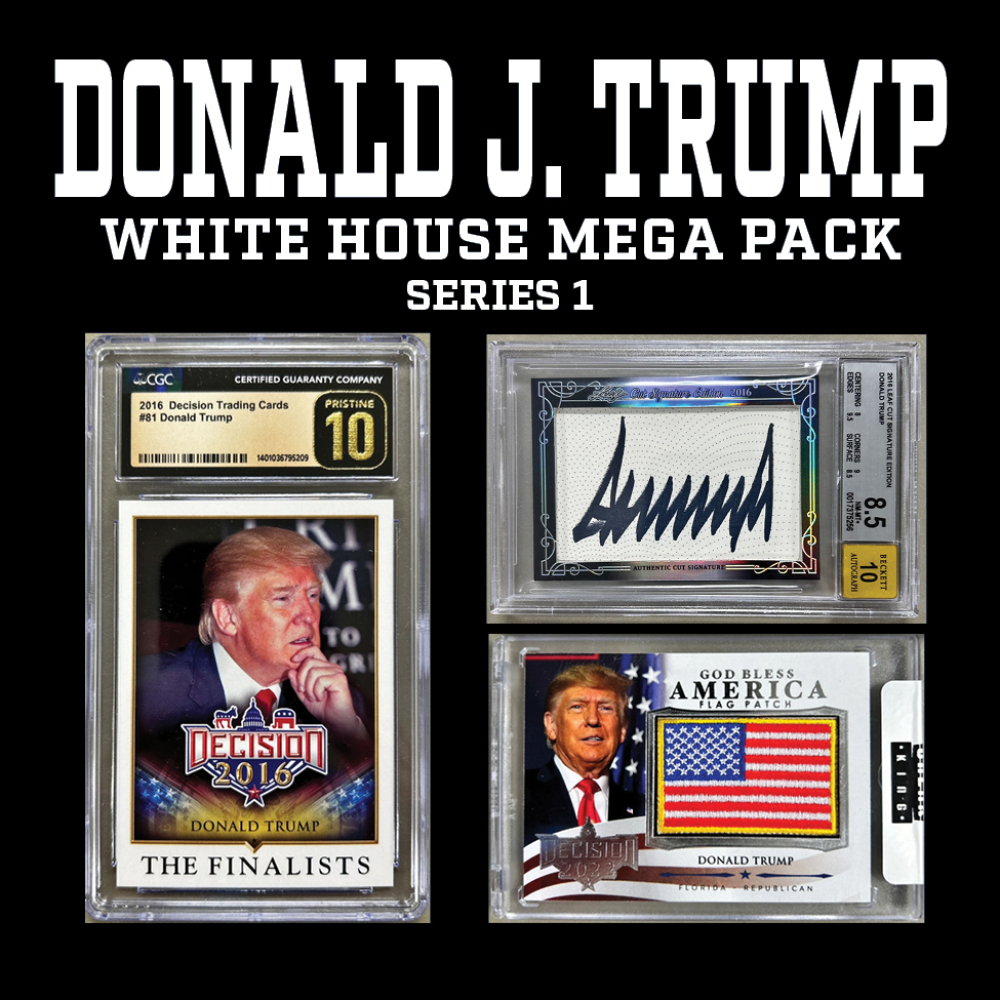 Break King "DONALD J. TRUMP WHITE HOUSE MEGA" Mystery Box / Pack Series ...