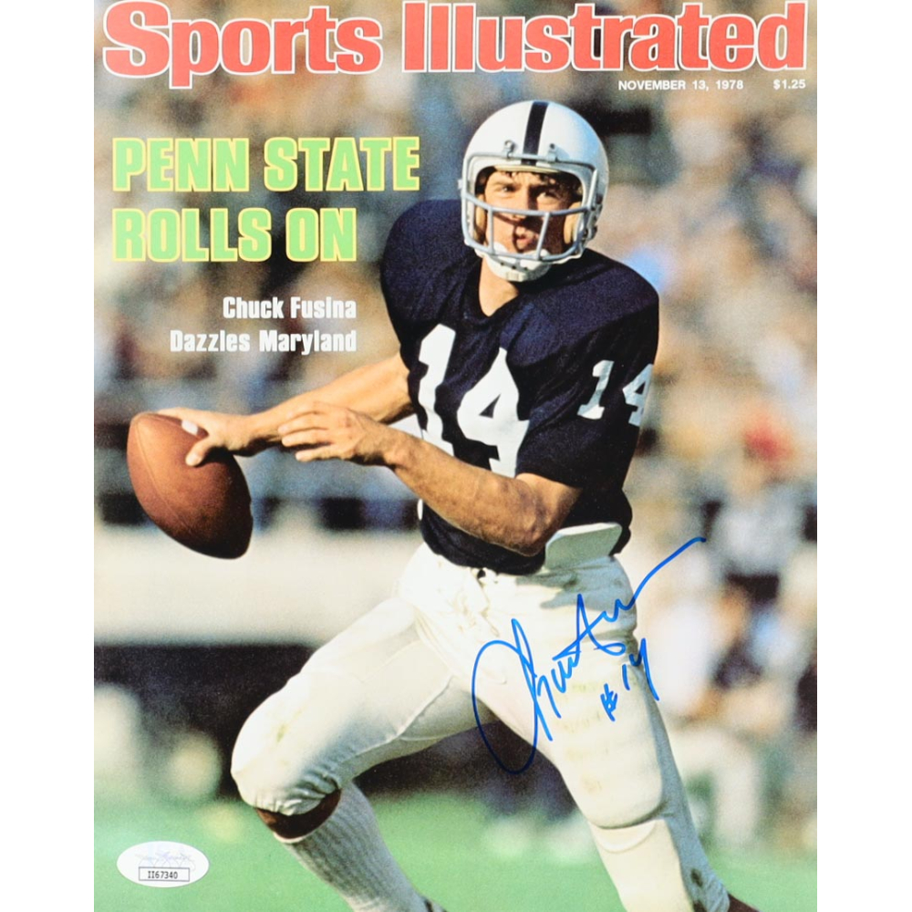 Chuck Fusina Signed Penn State Nittany Lions 8x10 Photo (JSA ...