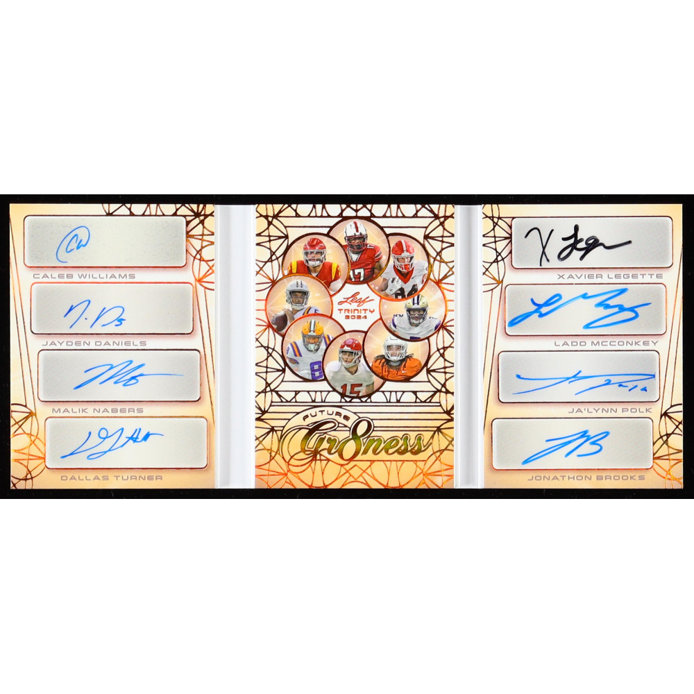 2024 Leaf Trinity Future Gr8ness Autographs Bronze #FGA8 Caleb Williams ...