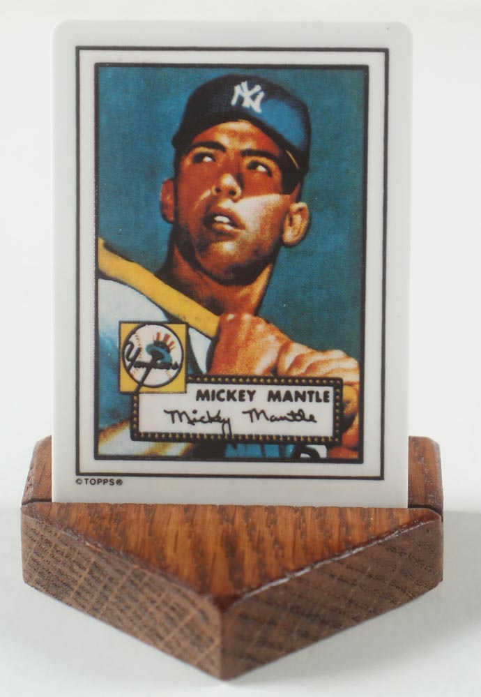 Mickey Mantle & Casey Stengal 1990 Hamilton Collection Ceramic Topps ...