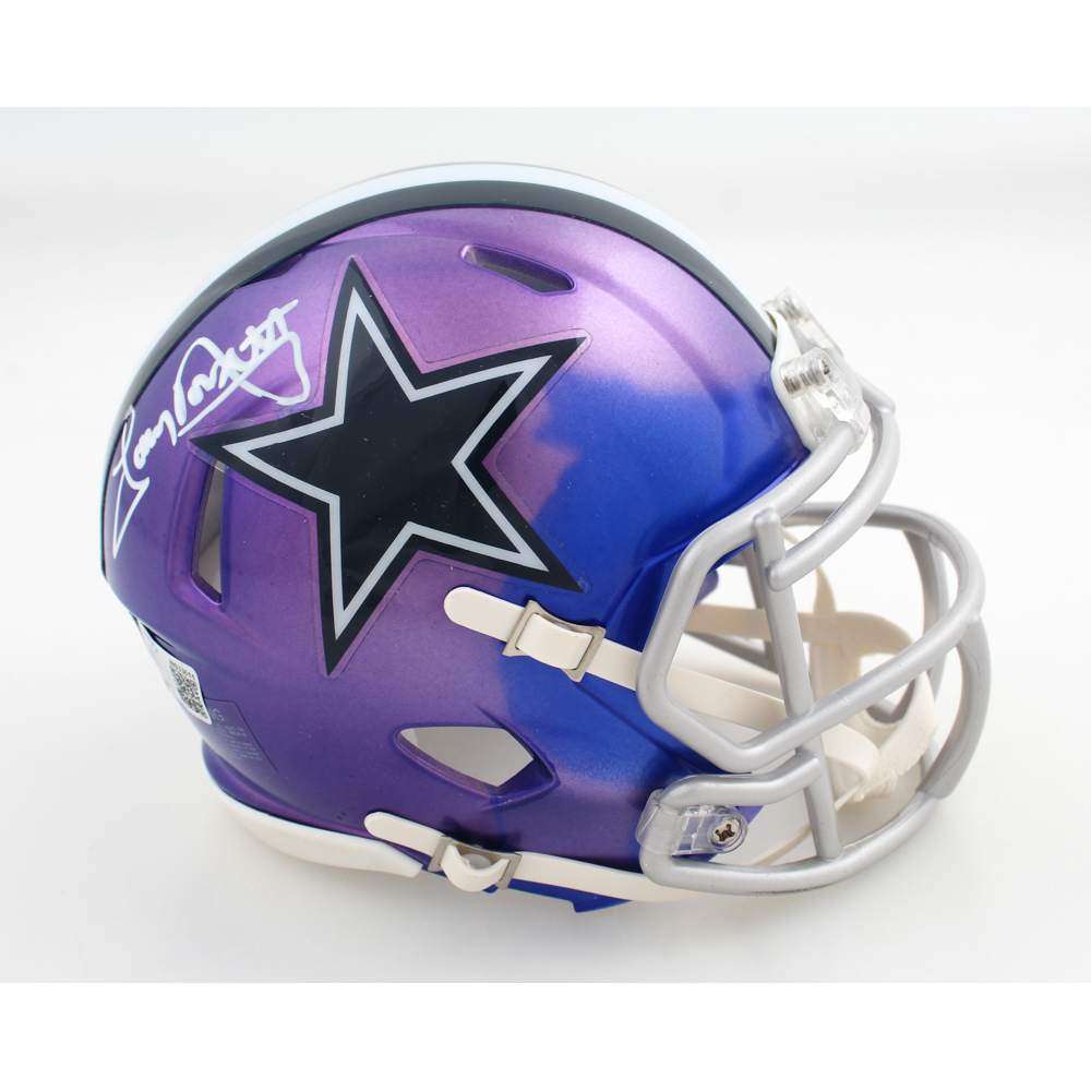 Tony Dorsett Signed Cowboys Flash Alternate Speed Mini Helmet (Beckett ...