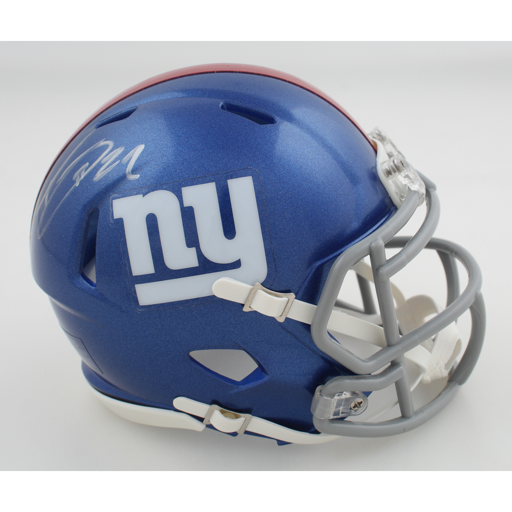 Tyrone Tracy Jr. Signed Giants Speed Mini Helmet (PIA) | Pristine Auction
