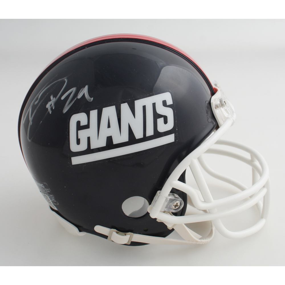 Tyrone Tracy Jr. Signed Giants Throwback Mini Helmet (PIA) | Pristine ...