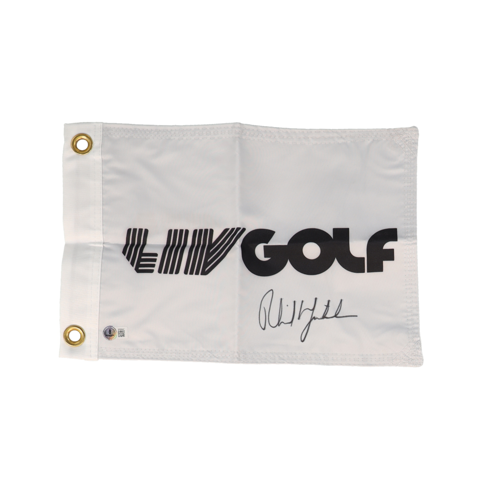 Phil Mickelson Signed LIV Golf Pin Flag (Beckett) | Pristine Auction
