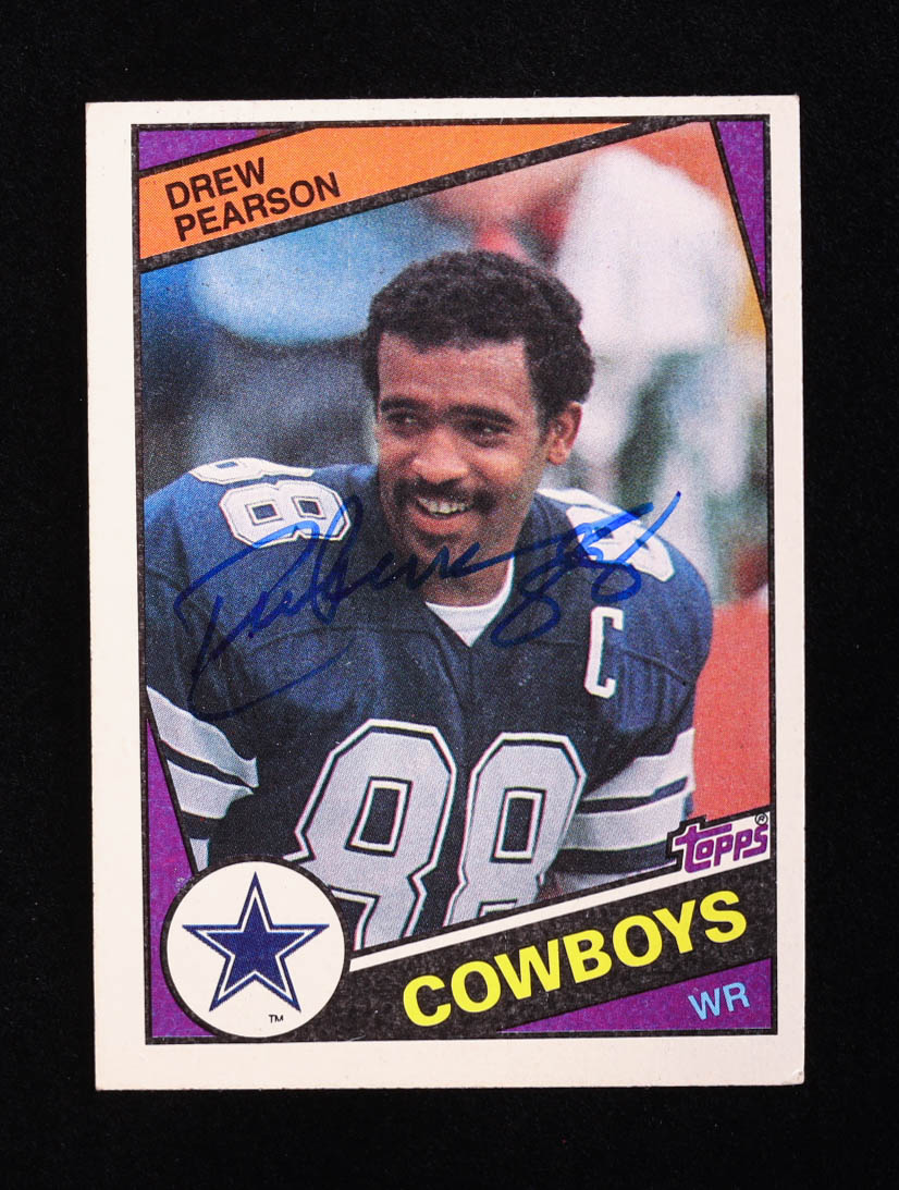 Drew Pearson Signed 1984 Topps #243 (PIA) | Pristine Auction