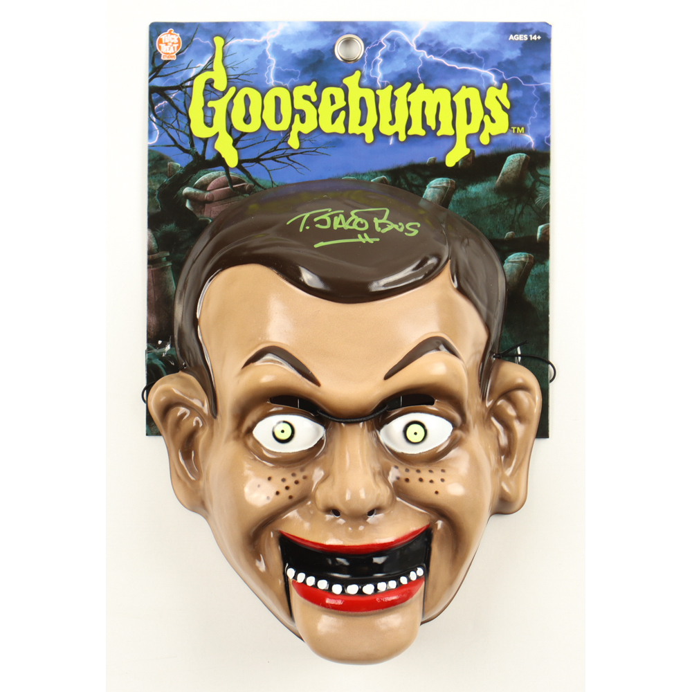 Tim Jacobus Signed "Goosebumps" Slappy The Dummy Face Mask (JSA ...