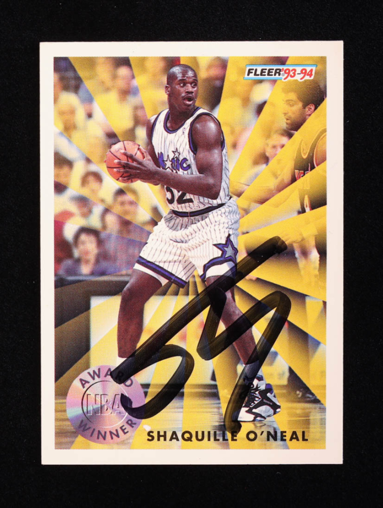 Shaquille O'Neal Signed 1993-94 Fleer #231 (PIA) | Pristine Auction