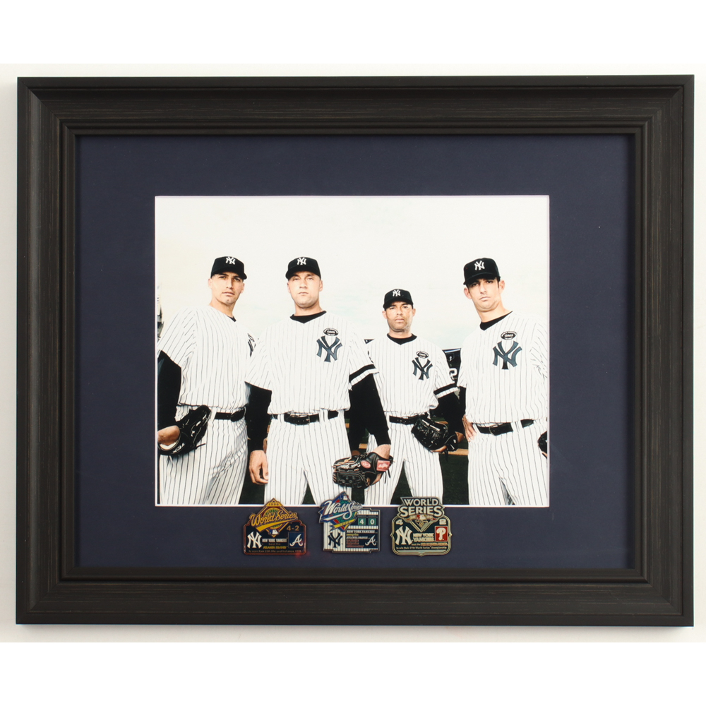Yankees Custom Framed Photo Display with Derek Jeter, Jorge Posada ...