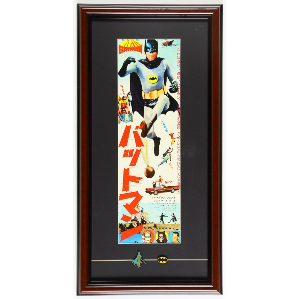 "Batman" Japanese Custom Framed Movie Poster Print Display With ...