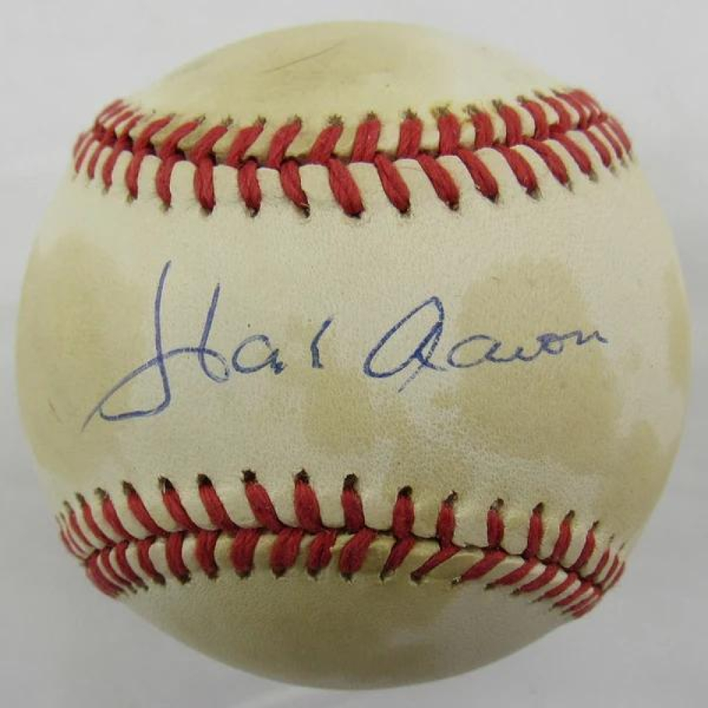 Hank Aaron Signed ONL Baseball (JSA) | Pristine Auction