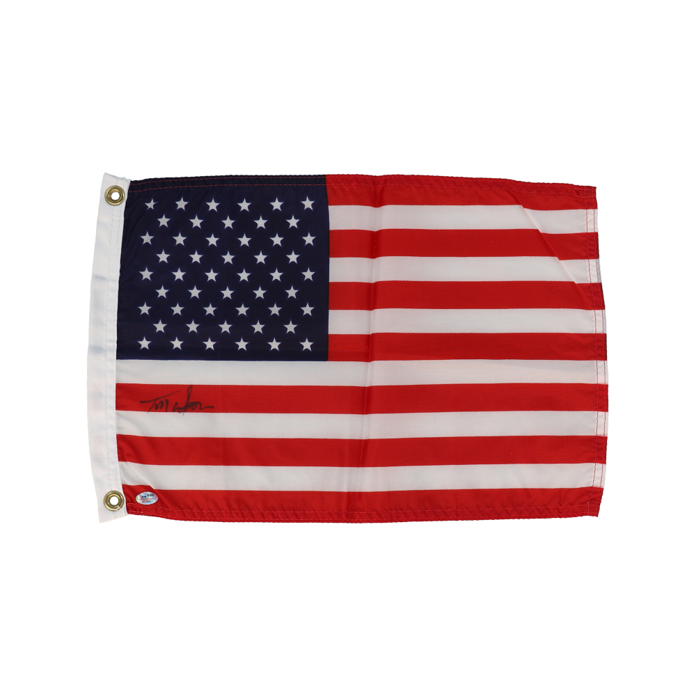 Tom Watson Signed 11x17 U.S. Flag (SGC) | Pristine Auction