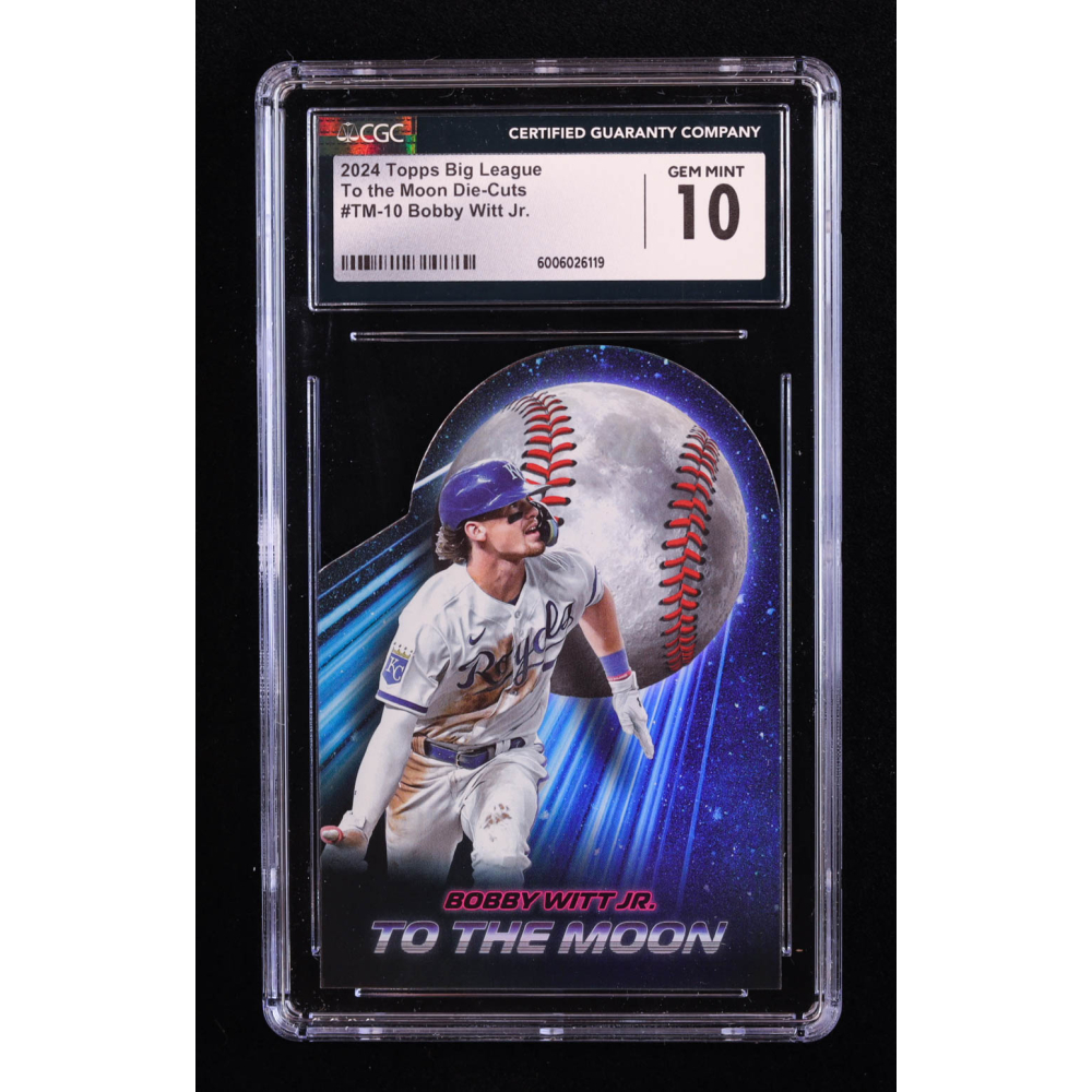 Bobby Witt Jr. 2024 Topps Big League To the Moon #TM10 (CGC 10 ...