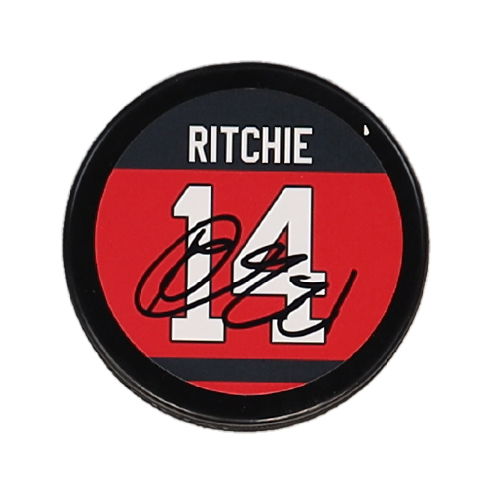 Ryder Ritchie Signed Team Canada Logo Hockey Puck (JSA) | Pristine Auction