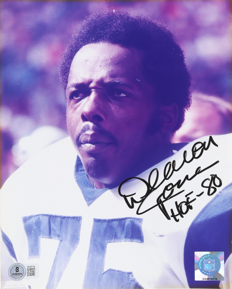 Deacon Jones Signed Rams 8x10 Photo Inscribed "HOF-80" (Beckett ...