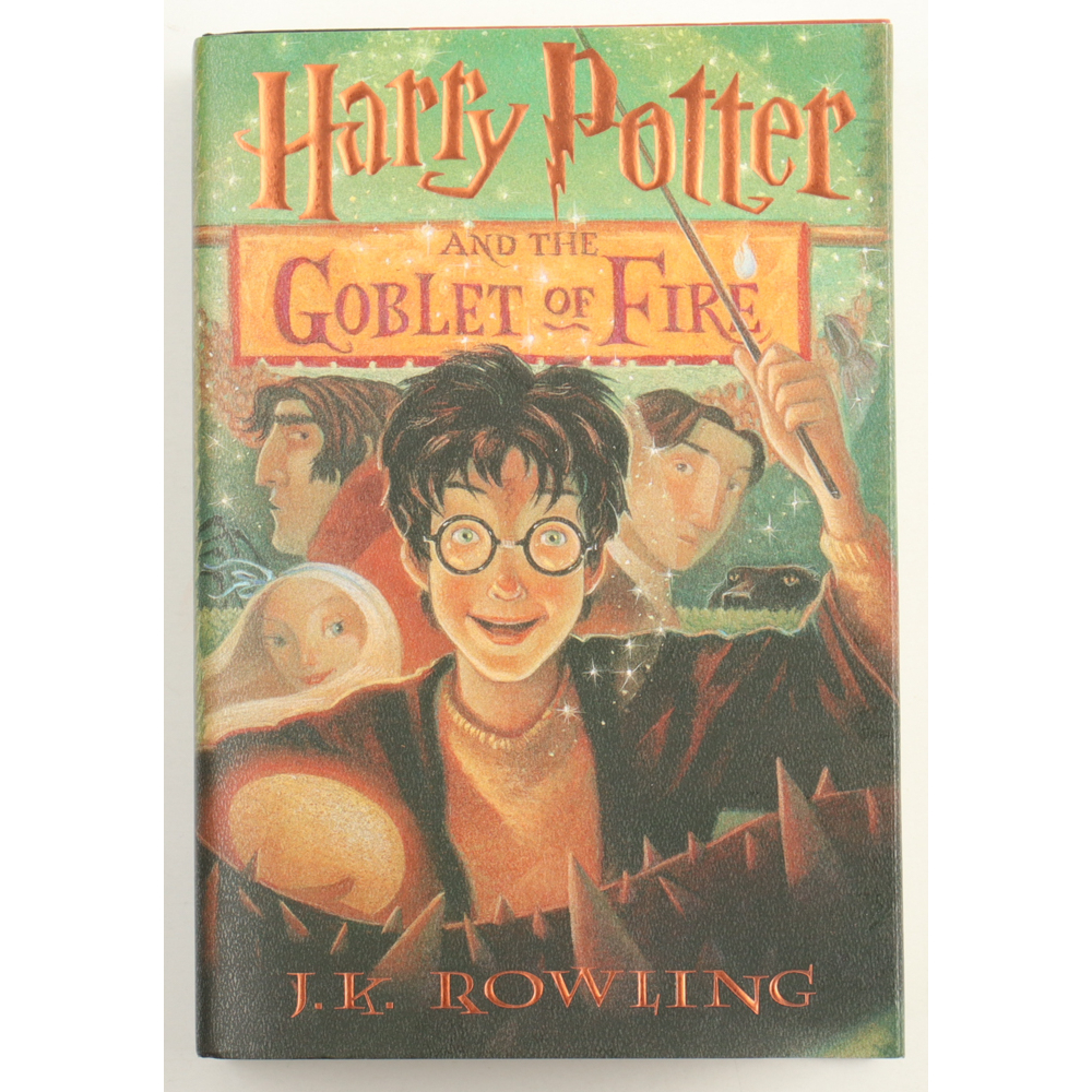 Daniel Radcliffe Signed "Harry Potter and the Goblet of Fire" Hardcover ...