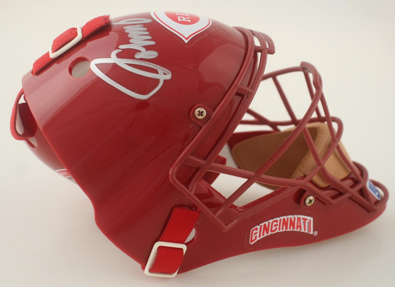 Johnny Bench Signed Reds Mini Catcher's Mask (PSA) | Pristine Auction