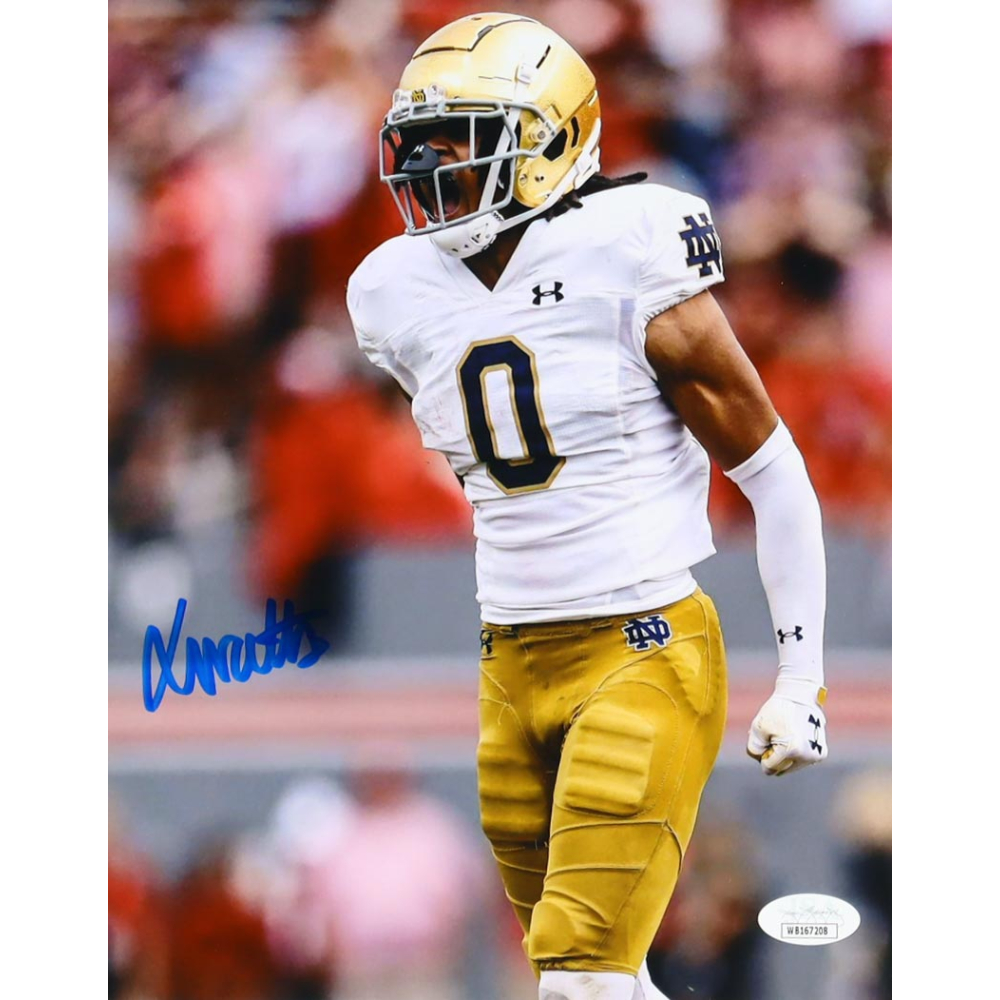 Xavier Watts Signed Notre Dame Fighting Irish 8x10 Photo (JSA ...