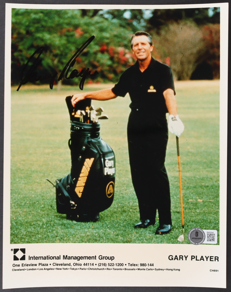 Gary Player Signed 8x10 Photo (Beckett) | Pristine Auction
