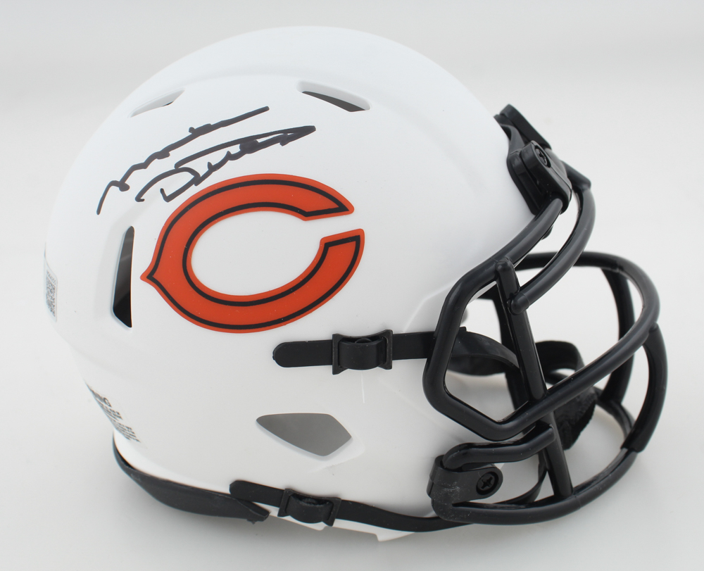 Mike Ditka Signed Bears Lunar Eclipse Alternate Speed Mini Helmet ...