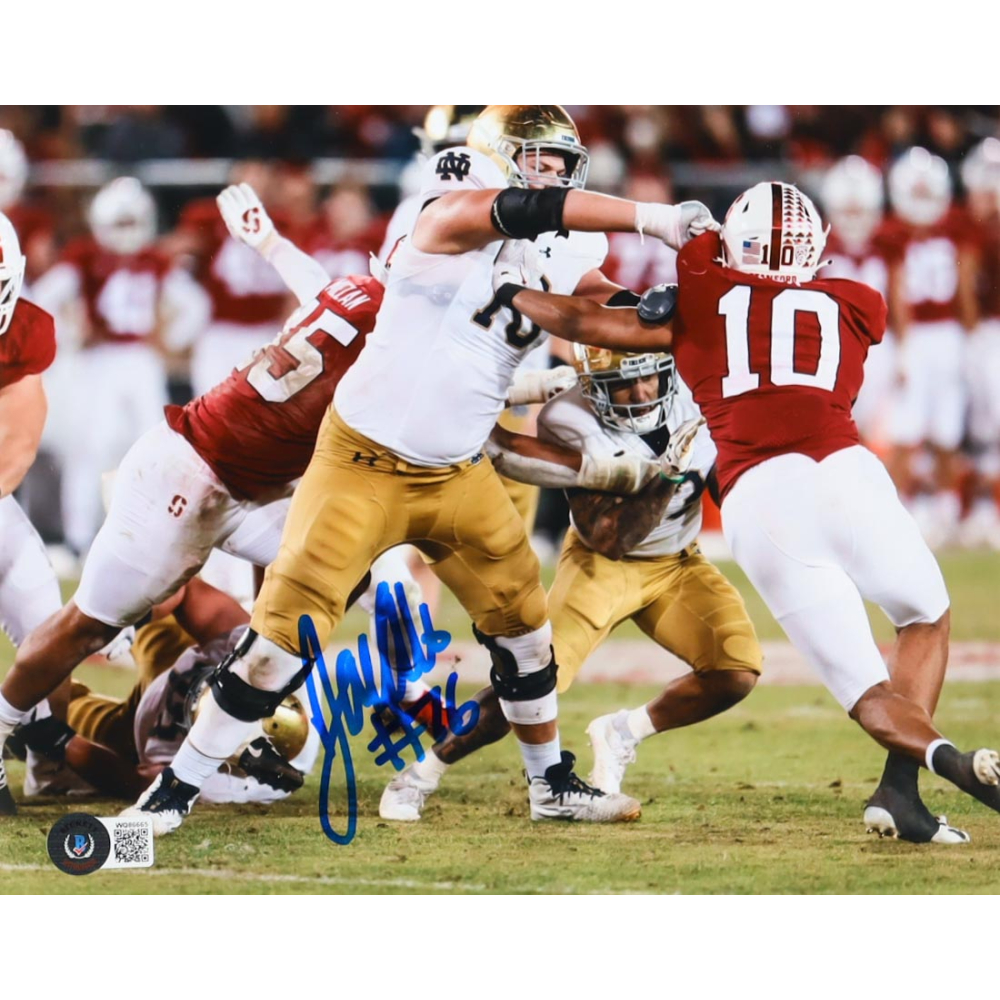 Joe Alt Signed Notre Dame Fighting Irish 8x10 Photo (Beckett ...