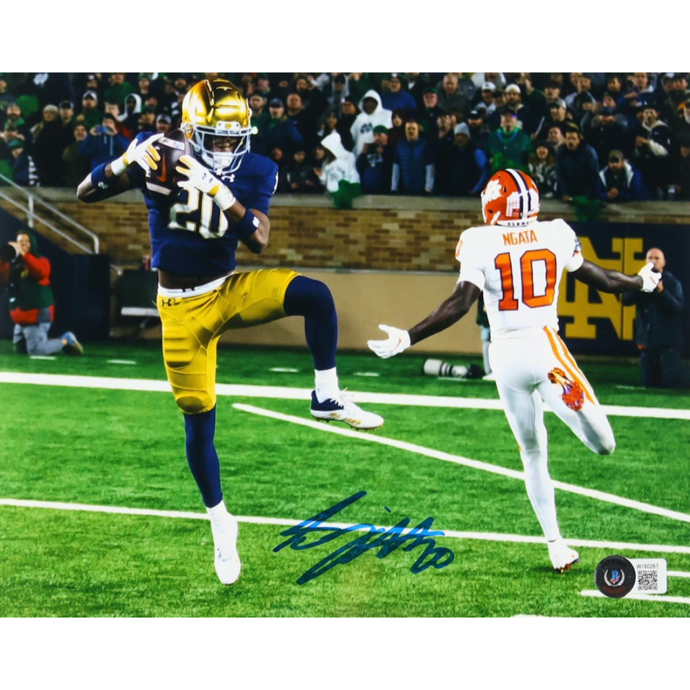 Benjamin Morrison Signed Notre Dame Fighting Irish 8x10 Photo (Beckett ...