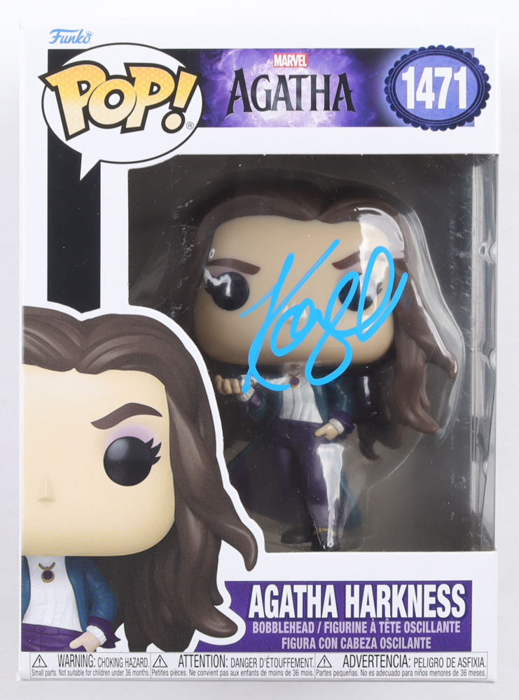 Kathryn Hahn Signed "Agatha" #1471 Agatha Harkness Bobble-Head Funko ...