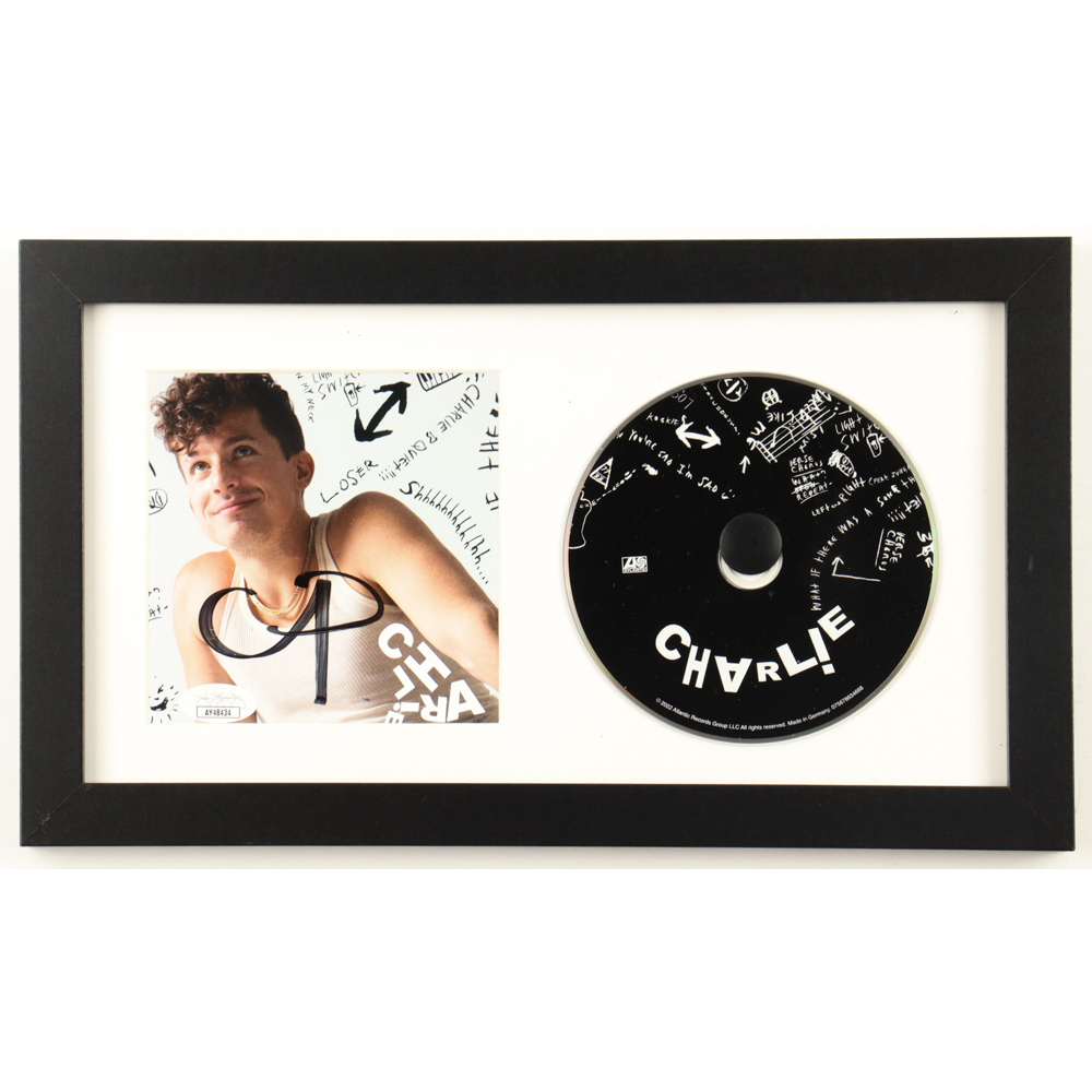 Charlie Puth Signed Custom Framed CD Insert Display (JSA) | Pristine ...